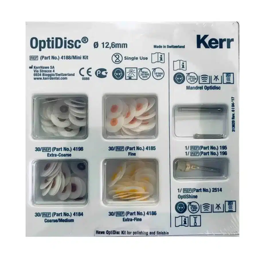 Discos Pulido Composite Optidisc - Kit 120 Unidades - Surtido - 12.6Mm ...